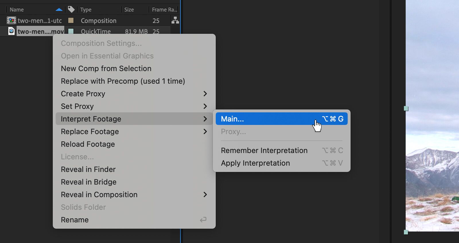 How To Loop A Video File In After Effects Frame Io Insider