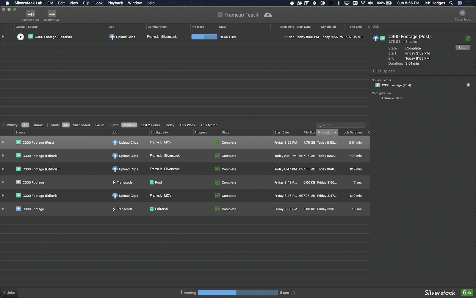 Connect Pomfort Silverstack Lab to Frame.io for Seamless Dailies