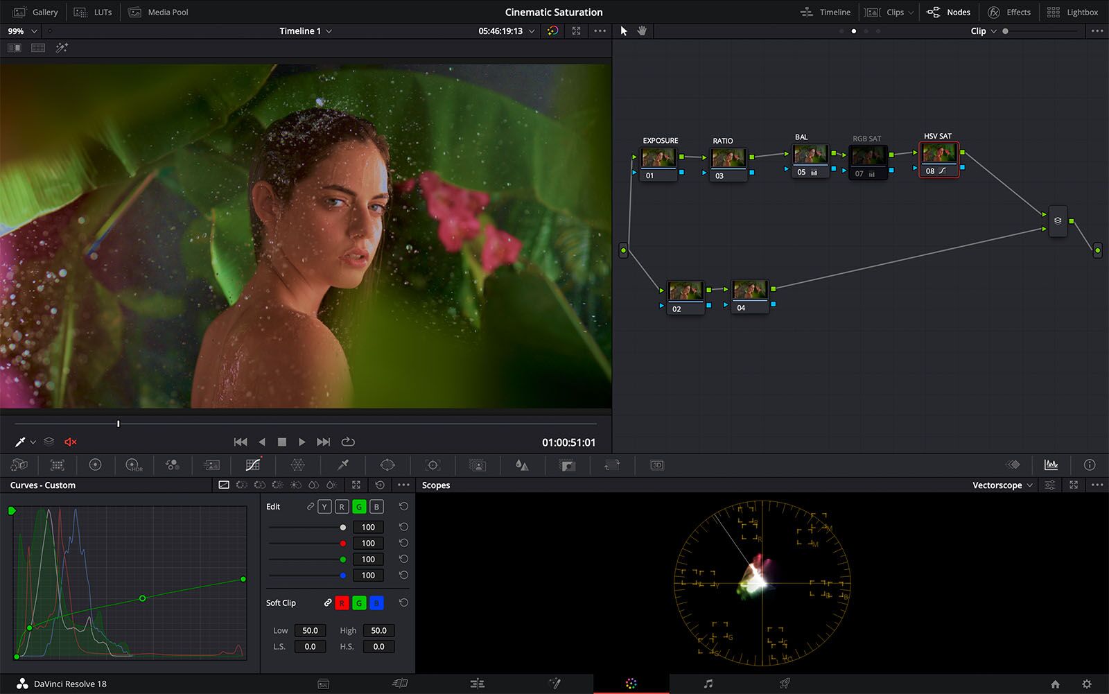 The Simple Technique for "Cinematic" Color Saturation in DaVinci Resolve