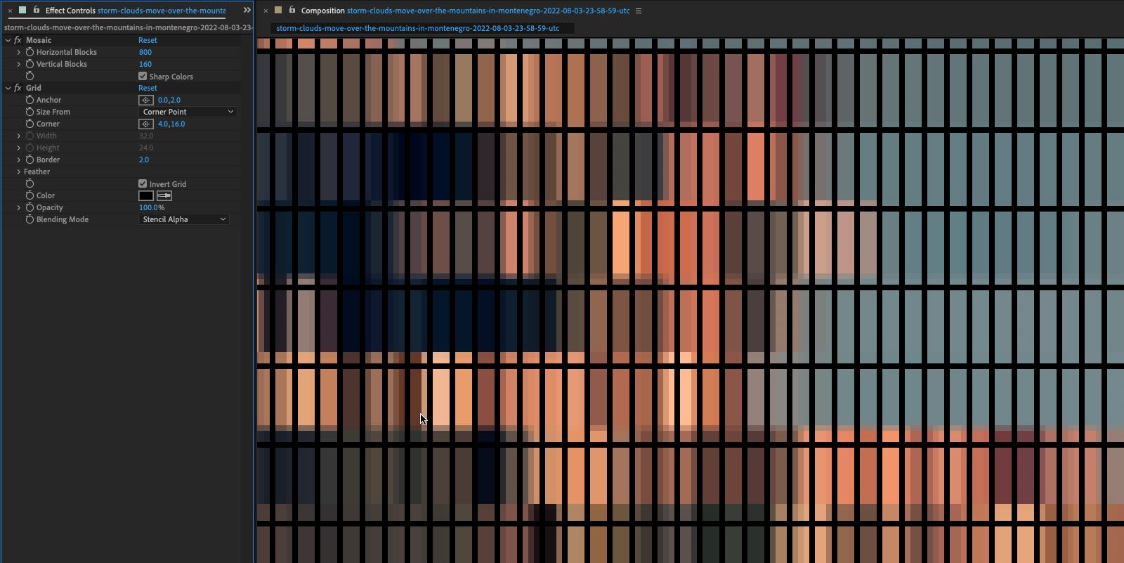 How to Create an Instant Pixelated LCD Effect in After Effects
