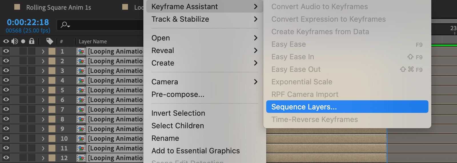 How to Automatically Stagger or Offset Multiple After Effects Layers