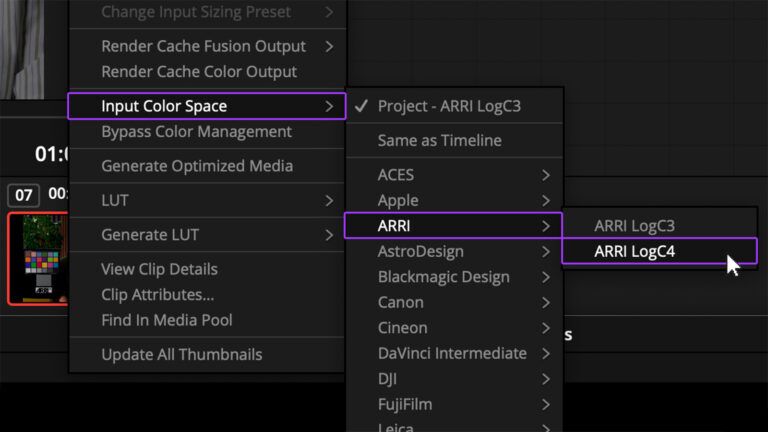 Use A Cheat Sheet For Davinci Resolve Color Management Setup 2812