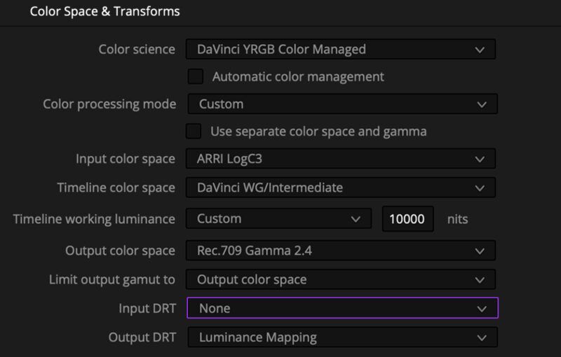 Use a Cheat Sheet for DaVinci Resolve Color Management Setup