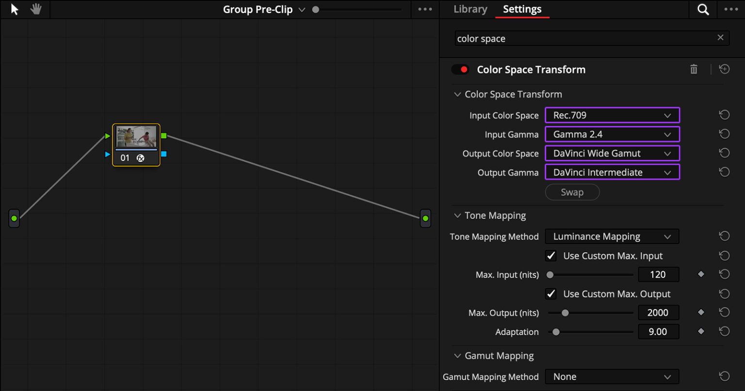 How to Color Manage using Nodes in DaVinci Resolve - Frame.io Insider
