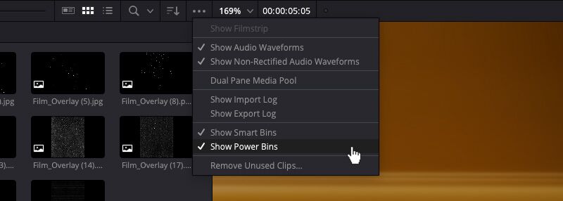Power Bins. Where are they in Resolve? And what do they do?