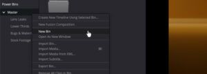 Power Bins. Where are they in Resolve? And what do they do?