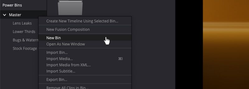 Power Bins. Where are they in Resolve? And what do they do?