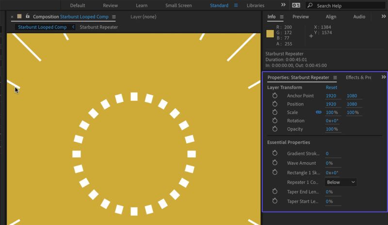 Insider Tips: How to Use Essential Properties in After Effects - Frame ...