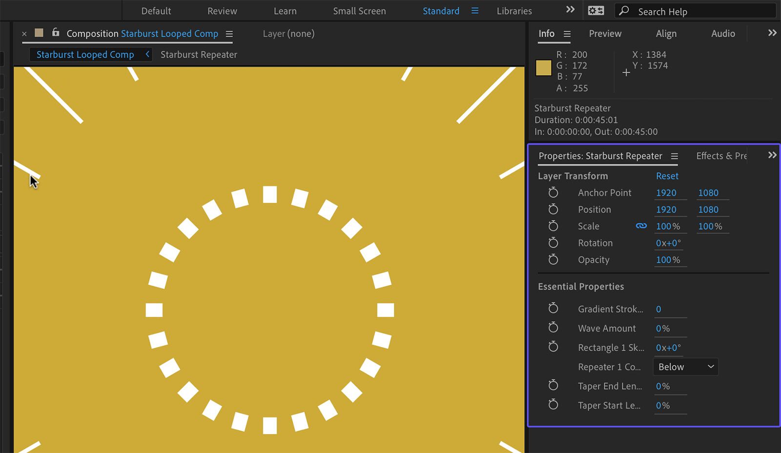Insider Tips: How to Use Essential Properties in After Effects - Frame ...