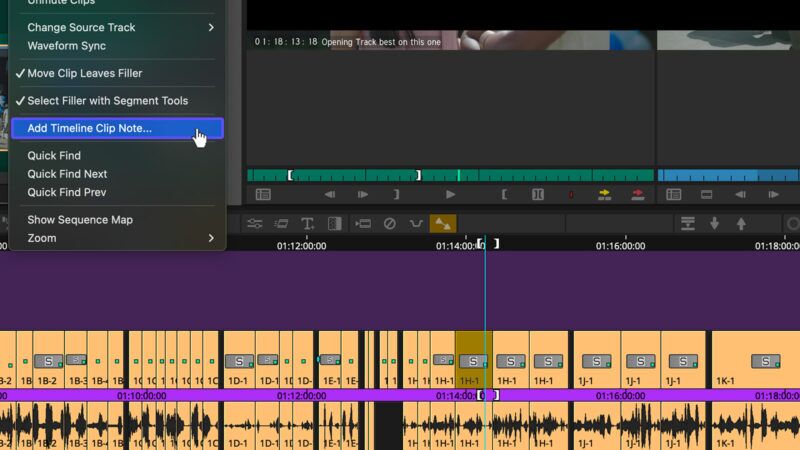 Insider Tips: Using Timeline Clip Notes for More Avid Efficiency ...