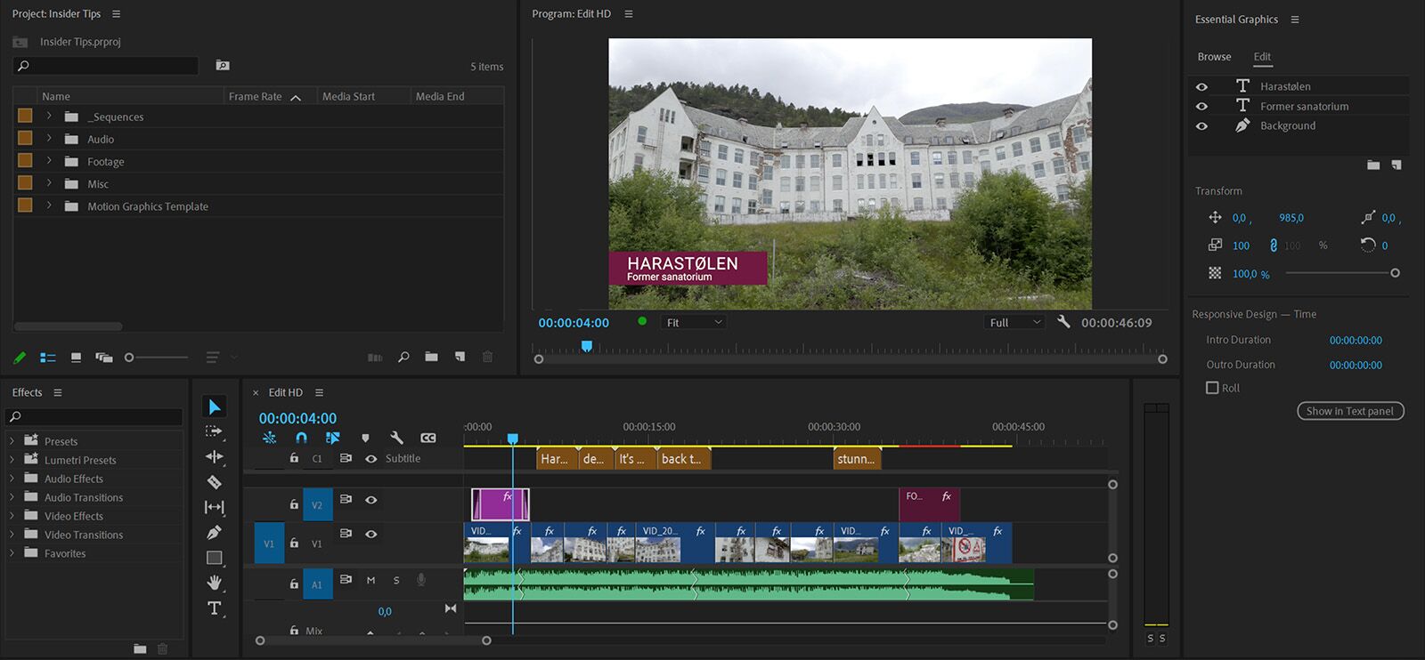Insider Tips: Get Better Results from Premiere Pro Auto Reframe