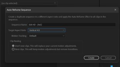 Insider Tips: Get Better Results from Premiere Pro Auto Reframe