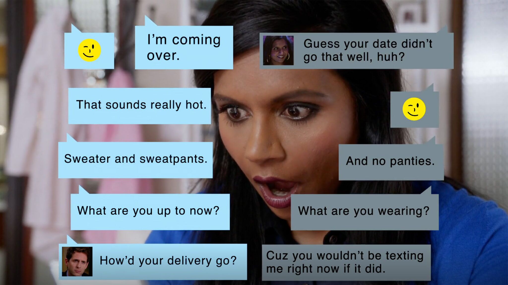 Text messages for TV and film. What works and what doesn't.